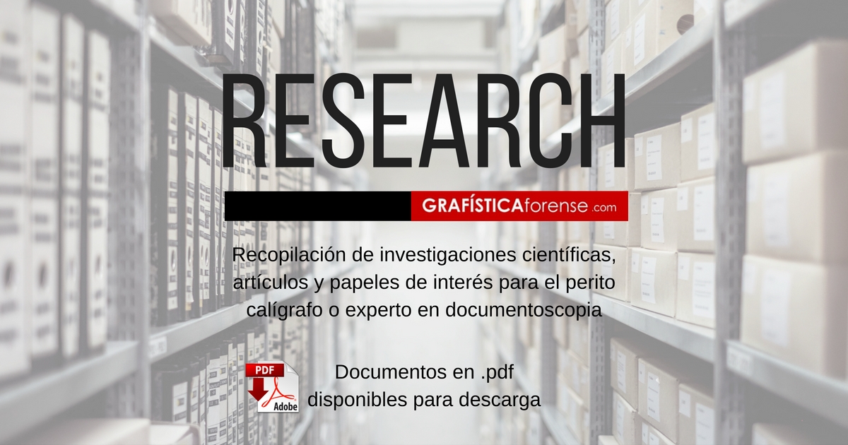 Recopilación de documentos. Análisis forense. Documentoscopia.